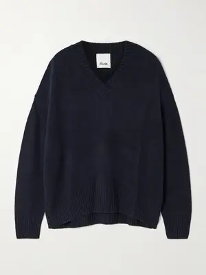 ALLUDE Cashmere V-neck Sweater