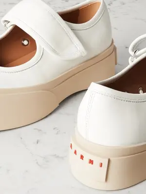 Marni Pablo Leather Mary Jane Platform Sneakers
