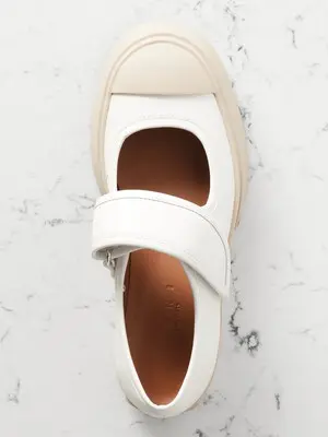 Marni Pablo Leather Mary Jane Platform Sneakers