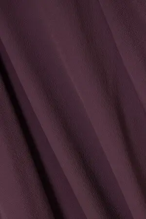 Rick Owens Draped Crepe Wrap Midi Dress