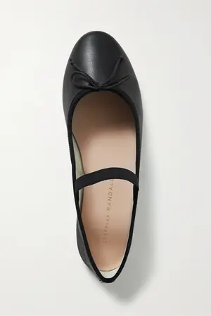 LOEFFLER RANDALL Leonie Leather Ballet Flats - Black