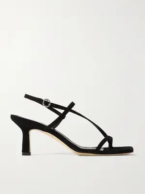 AeydĒ Elise Suede Slingback Sandals