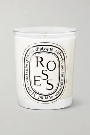 DIPTYQUE Roses Scented Candle, 190g - White