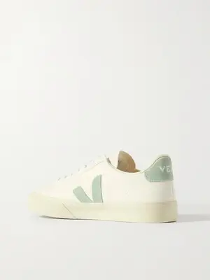 VEJA Net Sustain Campo Leather Sneakers - White