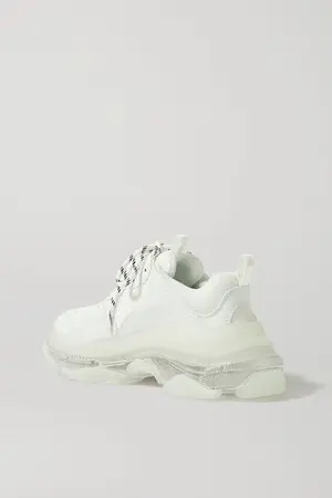 Balenciaga Triple S Clear Sole Sneakers - White