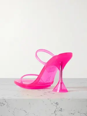Amina Muaddi Brito Pvc Sandals