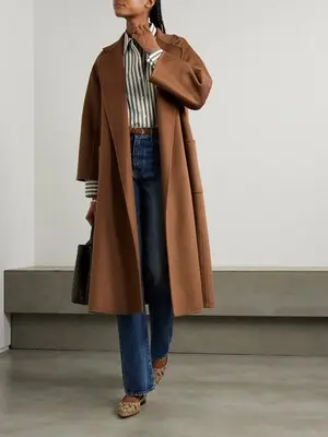 Max Mara Ludmilla Belted Cashmere Coat - Brown