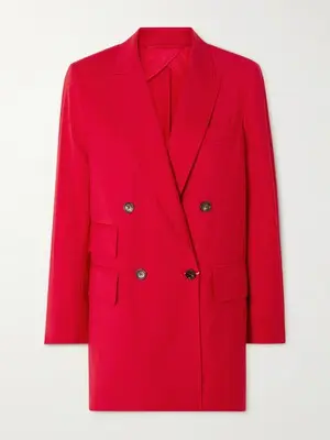 Max Mara Nebbie Double-breasted Wool Blazer