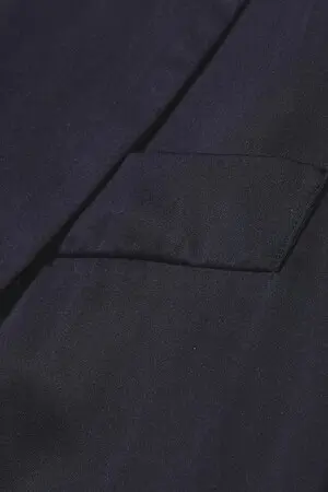 Vince Silk And Cotton-blend Habotai Blazer