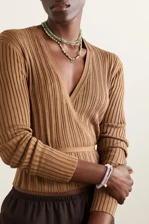 SYDNEY EVAN 14-karat Aquaprase And Diamond Choker