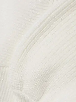 Farm Rio Open-back Ribbed-knit Bodysuit