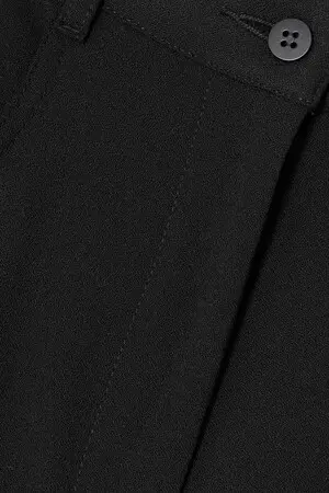 Matteau Net Sustain Wool-blend Crepe Straight-leg Trousers
