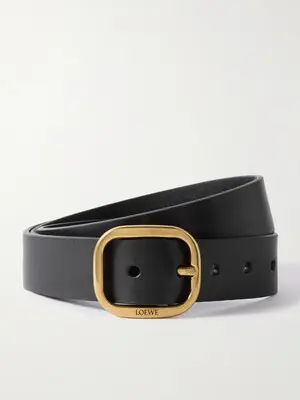 Loewe Leather Belt - Black
