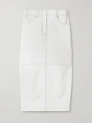 Brunello Cucinelli Denim Midi Skirt