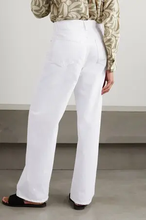 AGOLDE Net Sustain Low Slung Baggy Boyfriend Jeans - White