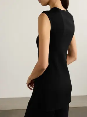 Max Mara Soldino Ribbed-knit Tank