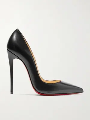 CHRISTIAN LOUBOUTIN So Kate 120 Leather Pumps - Black