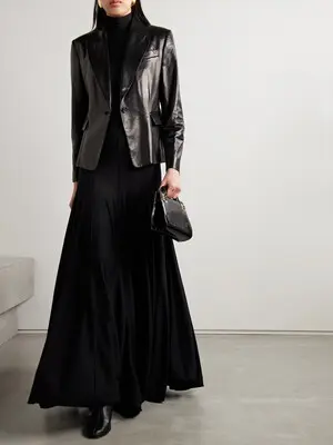 Brunello Cucinelli Leather Blazer