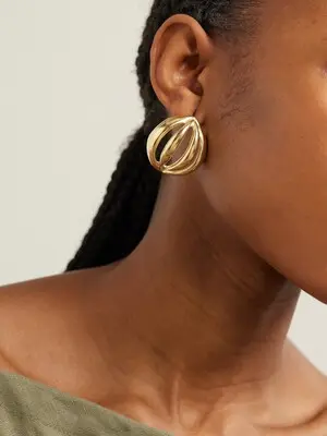 YSSO Flower Bud -plated Earrings