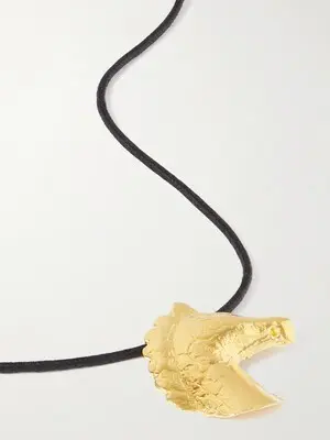 YSSO Aethon -plated Pendant Necklace