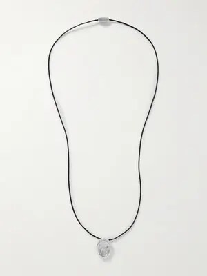YSSO Aesop Sterling And Cord Necklace - Silver