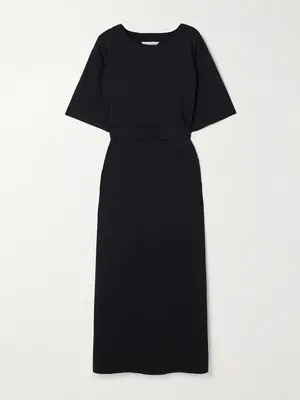 Max Mara Amati Belted Midi Dress