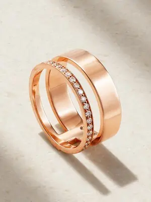 REPOSSI Repossi Berbère Module 18-karat Rose Gold Diamond Ring Rose Gold