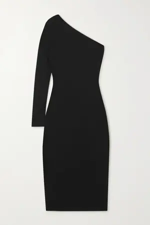 Victoria Beckham One-shoulder Midi Dress