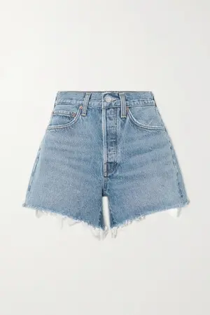 AGOLDE Parker Long Denim Shorts