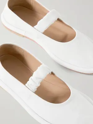 LAUREN MANOOGIAN Leather Ballet Flats