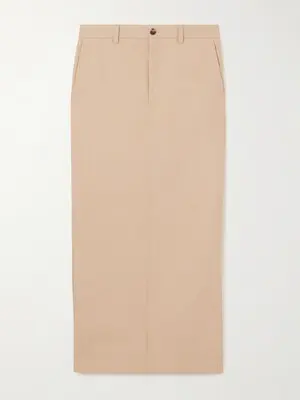 Wardrobe.NYC Cotton-drill Maxi Skirt - Neutrals