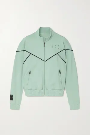 Alexander McQueen Piped Jersey Track Jacket