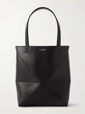 Loewe Puzzle Fold Mini Tote - Black