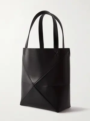 Loewe Puzzle Fold Mini Tote - Black