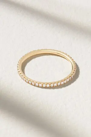 Ileana Makri Thread 18-karat Diamond Eternity Ring - Gold