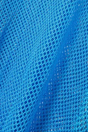 Loewe Paula's Ibiza Asymmetric Mesh Dress