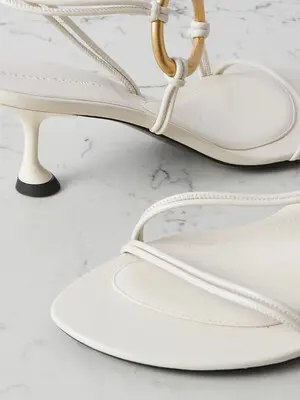 Proenza Schouler Hoop Leather Slingback Sandals