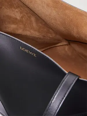 Loewe Puzzle Fold Medium Tote - Black