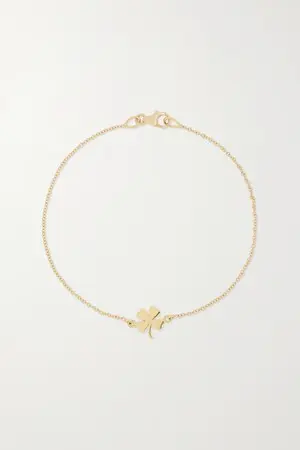 JENNIFER MEYER Mini Clover 18-karat Bracelet