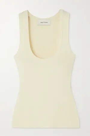 Matteau Ribbed-knit Tank