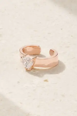 ANITA KO 18-karat Rose Diamond Ear Cuff - Gold
