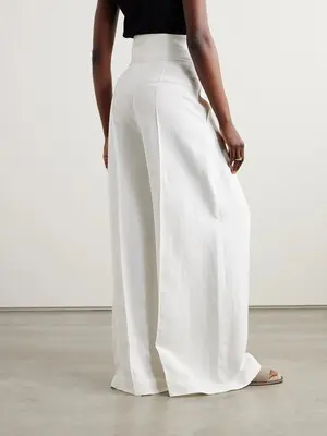 Brunello Cucinelli Twill Wide-leg Pants