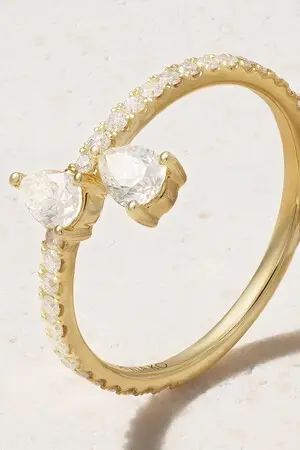 ANITA KO Princess Eternity 18-karat Diamond Ring