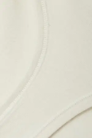 SKIMS Cotton-blend Jersey Dipped Thong