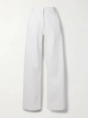 Another Tomorrow Mid-rise Straight-leg Organic Denim Jeans