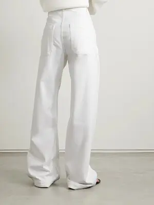 Another Tomorrow Mid-rise Straight-leg Organic Denim Jeans