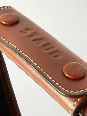 Staud Moon Leather Tote - Brown