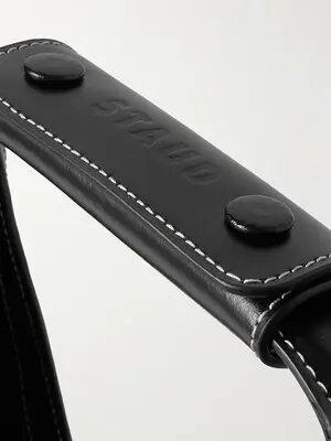 Staud Moon Leather Tote - Black