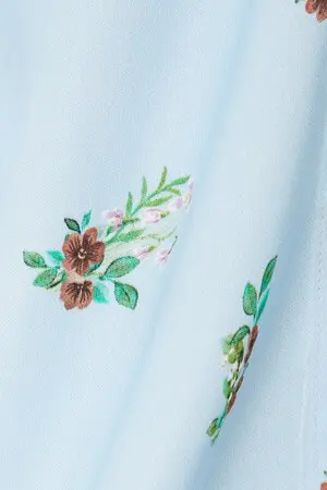 Sleeper Blossom Floral-print Satin Shirt