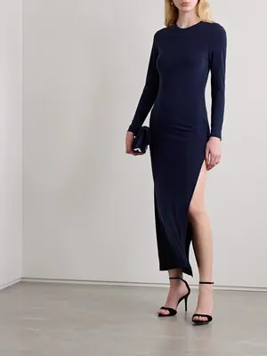 Norma Kamali Stretch-jersey Gown
